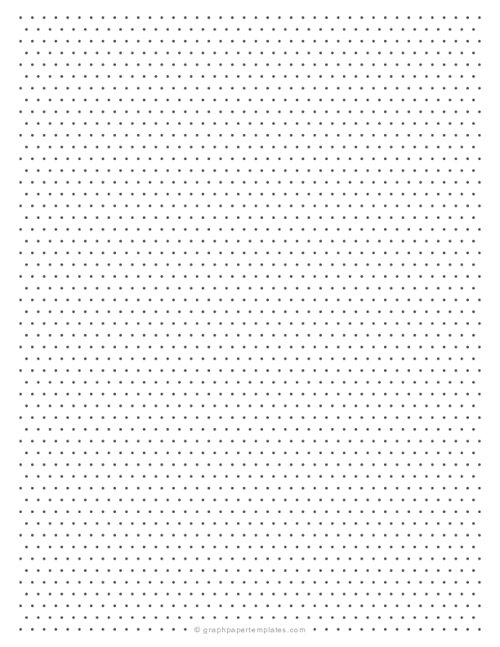 Free Printable Isometric Dot Paper