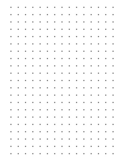 Dot Grid Paper Template Generator | Make Your Own