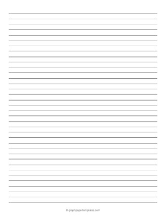 Printable Handwriting Practice Paper Template Maker